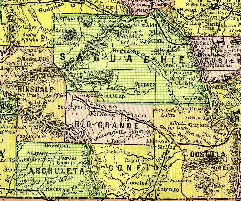 Rio Grande County Colorado Genealogy Research